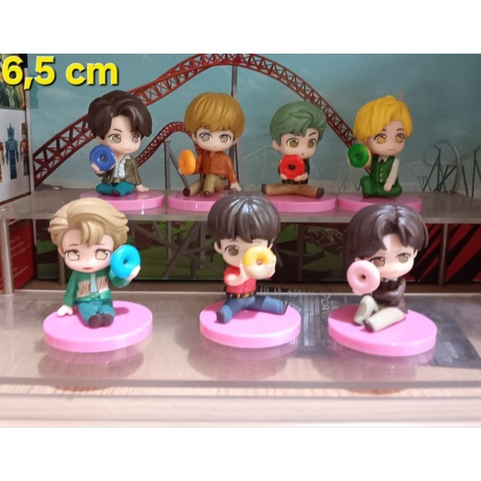Jual Action Figure BTS KPOP - Figure set isi 7 - chibi | Shopee Indonesia