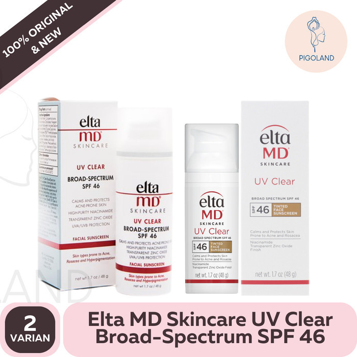 Jual Elta MD UV Clear Facial Sunscreen Broad Spectrum SPF 46 TINTED 1.7 oz | Shopee Indonesia