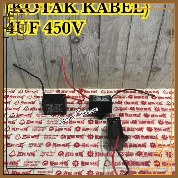 Jual [TSP] Kapasitor Kotak 4 uf 450V Capacitor 4uf Mikro Micro Soket 2 ...