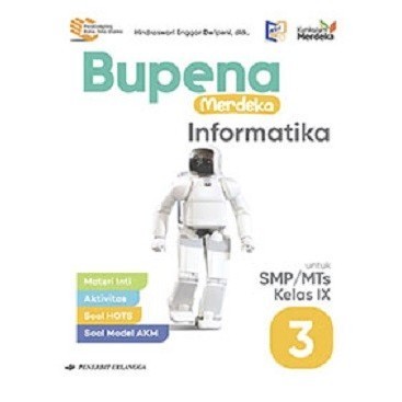 Jual BUKU ERLANGGA BUPENA MERDEKA INFORMATIKA SMP/MTS KELAS 9 KURIKULUM MERDEKA | Shopee Indonesia