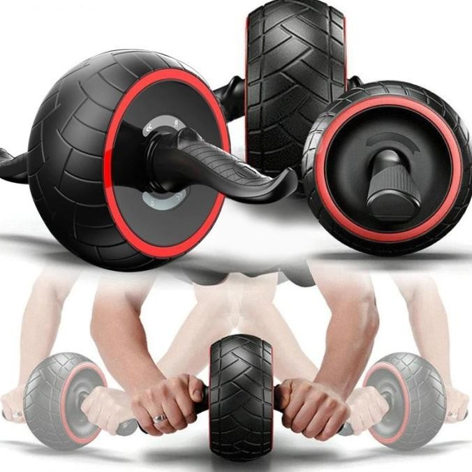 Jual Alat Olahraga Alat Fitness Roller Abs Abdominal Wheel Exercise ...