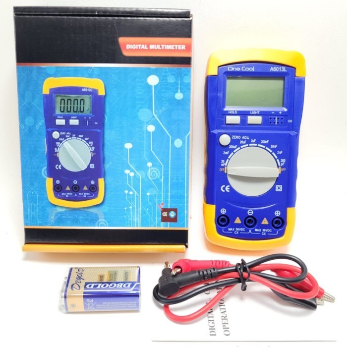 Jual Ready ALAT UKUR KAPASITOR AC/TESTER KAPASITOR/MULTIMETER DIGITAL ...