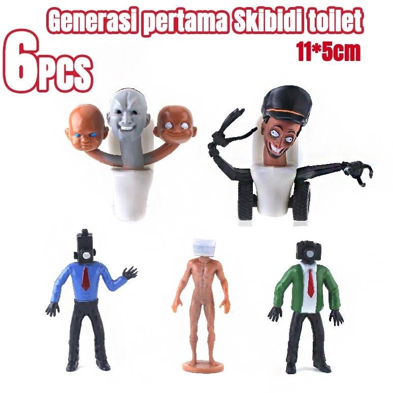 Jual UFO-2025 13PCS Mainan Skibidi Toilet Figure Set /Mainan anak ...
