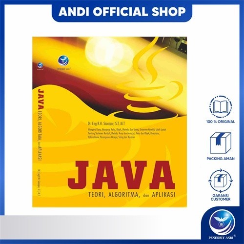 Jual Penerbit Andi - Java Teori, Algoritma Dan Aplikasi | Shopee Indonesia
