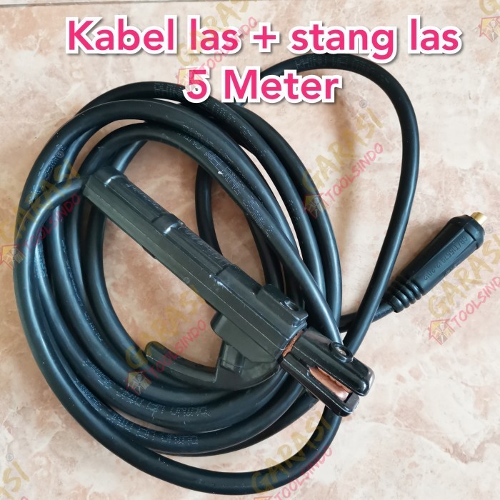 Jual Kabel Las Set 5 Meter Plus Tang Las 200A Stang Las Set Kabel 35 Mm ...