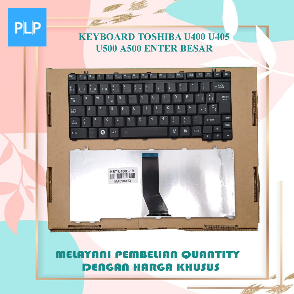 Jual Keyboard Toshiba u400 u405 u500 a500 Enter Besar | Shopee Indonesia