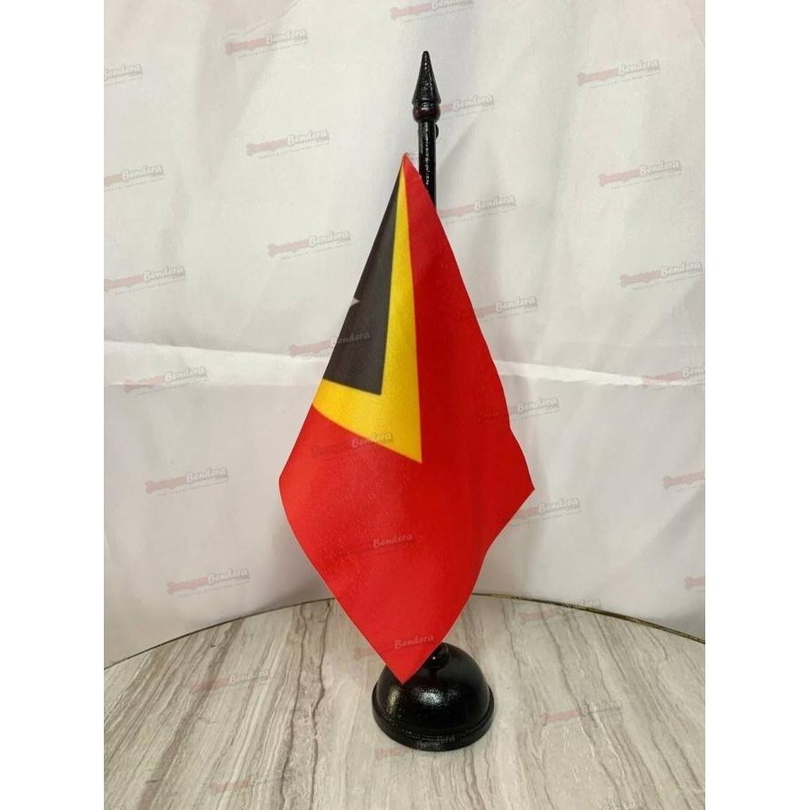 Jual Buruan beli] Bendera Meja Timor Leste + Tiang Pataka Meja | Shopee ...