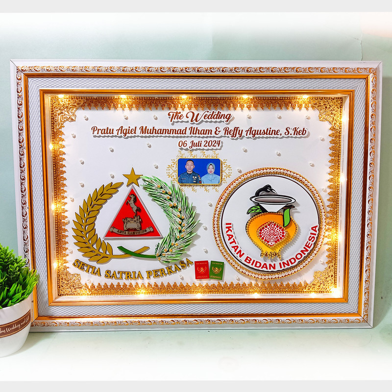 Jual mahar seserahan pernikahan logo tni polisi abdi negara TNI AD AU ...