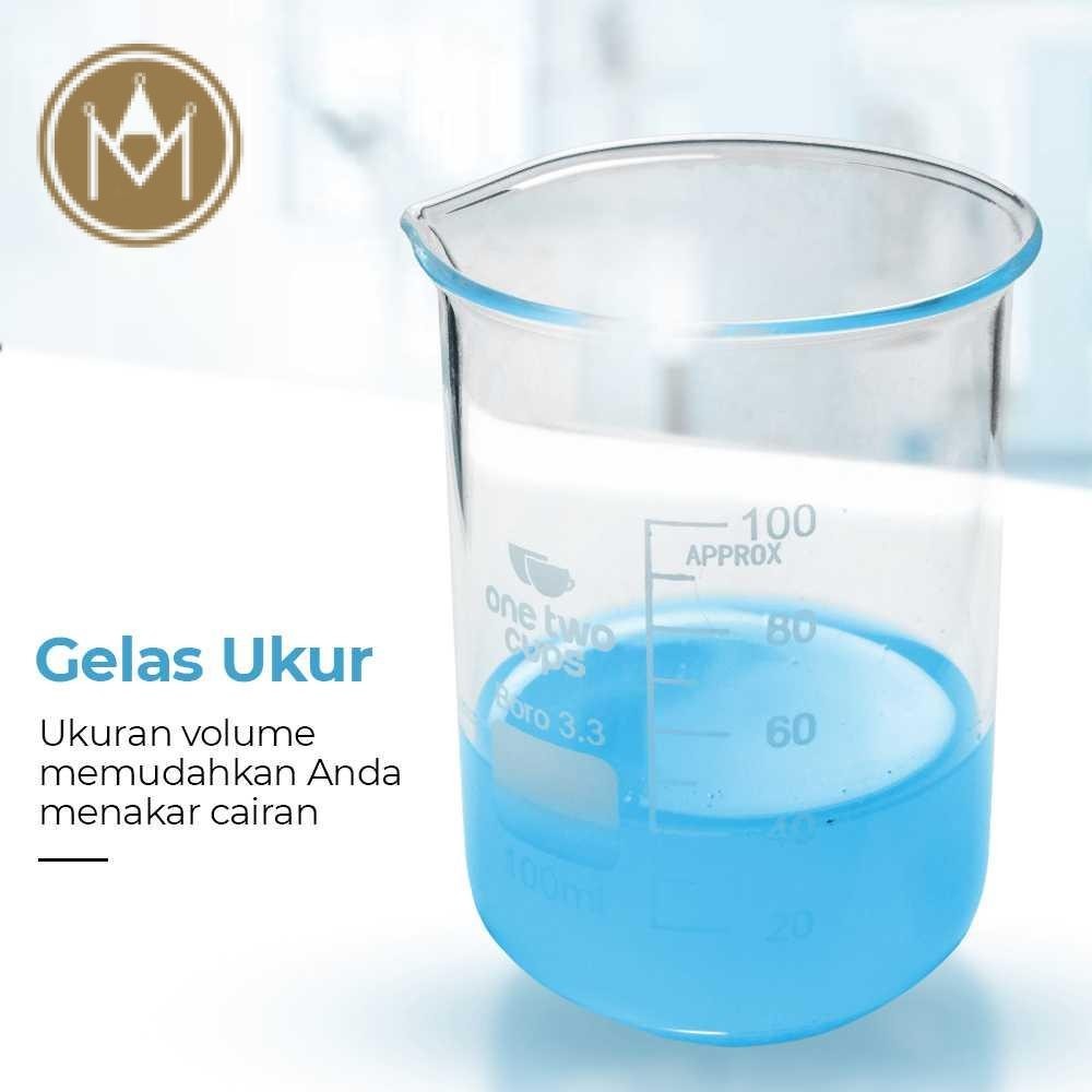 Jual Gelas Ukur Kaca Lab Kimia Borosilicate Glass - GG-17 One Two Cups ...