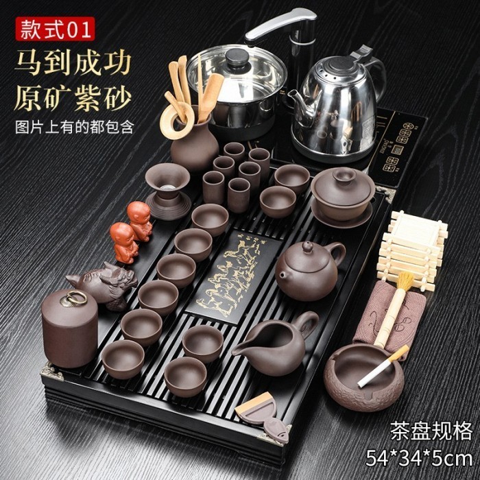 Jual Chines Teaset Electric Kungfu Teaset Pot Electrik Chines Tea Table ...