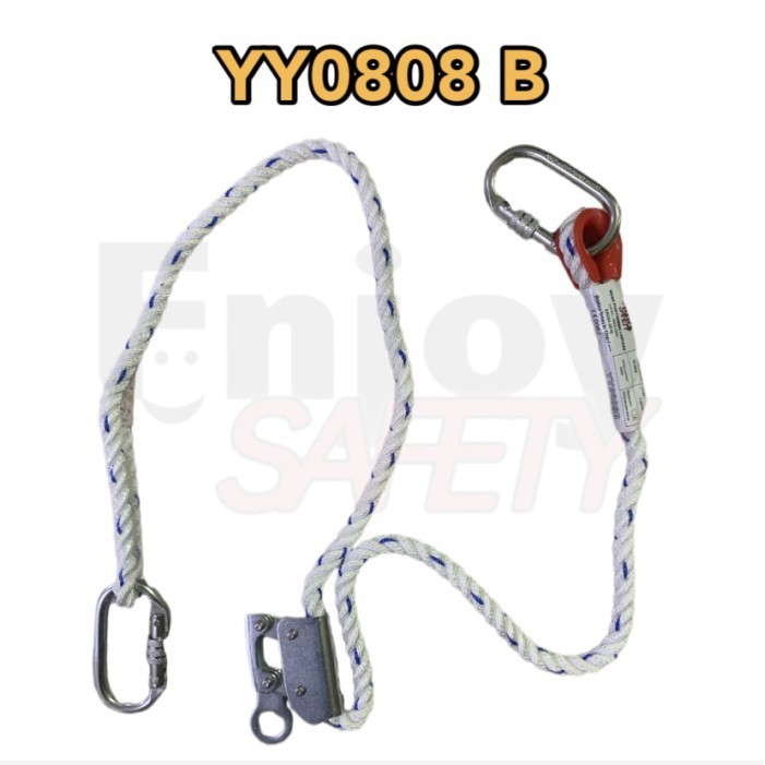 Jual WORKING POSITIONING LANYARD + ROPE GRAB FALL ARRESTER AUTO STOP ...