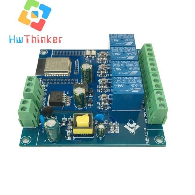 Jual Modul Esp32 Relay 10A 4 Channel Ch 4Ch Ac 220 Wifi Bluetooth Wroom ...