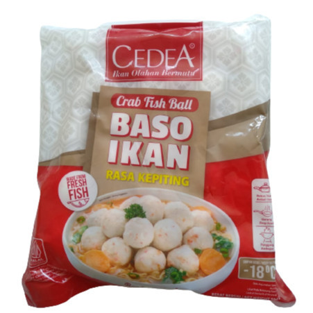 Jual Baso ikan rasa kepiting Cedea 500gr | Shopee Indonesia