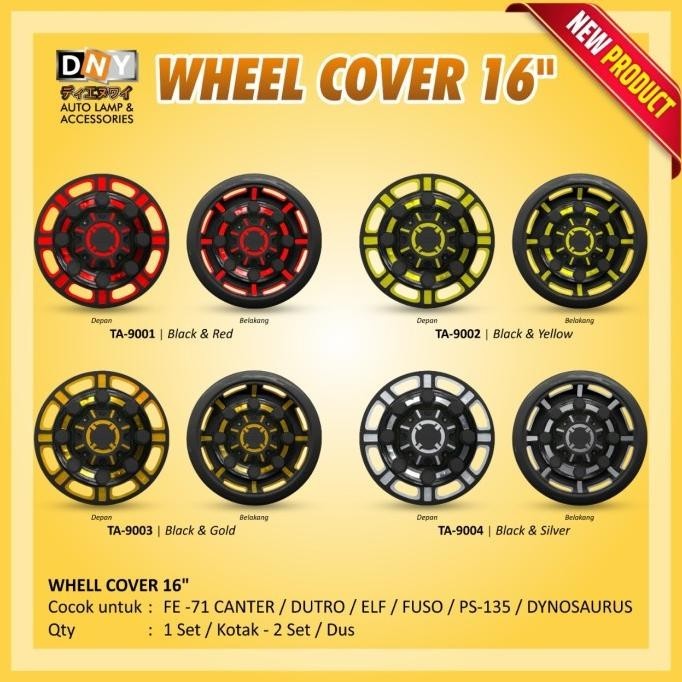 Jual Dop Roda Truk Canter - Wheel Dop Cover - Canter Truk Fe 71 Dutro ...