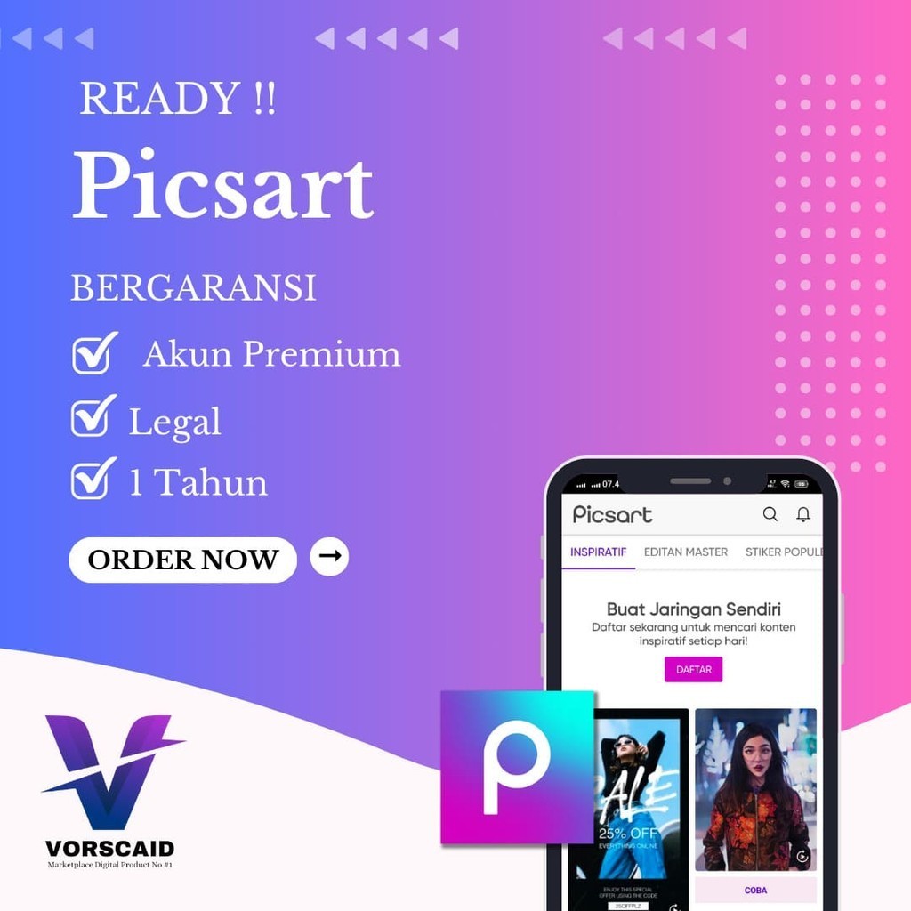 Jual Picsart Pro Photo Editor Full Pack 1 Tahun Bergaransi [IOS ...