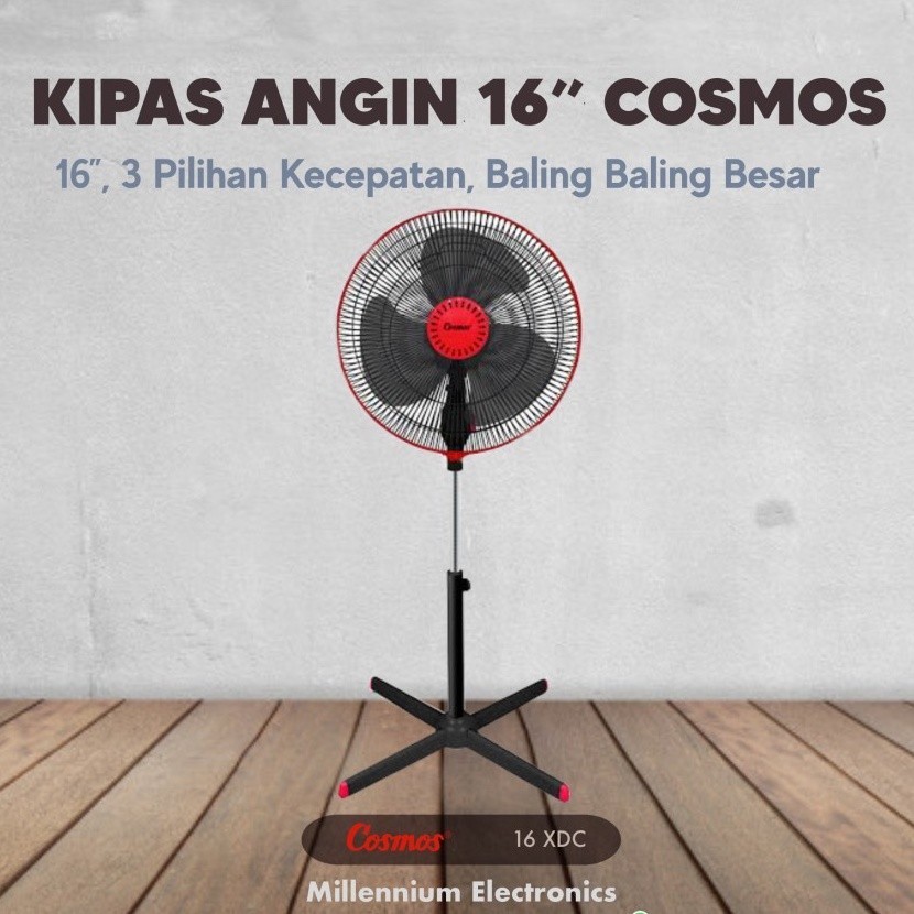 Jual Cosmos 16-XDC Kipas Angin / Stand Fan 16 inch 16XDC | Shopee Indonesia