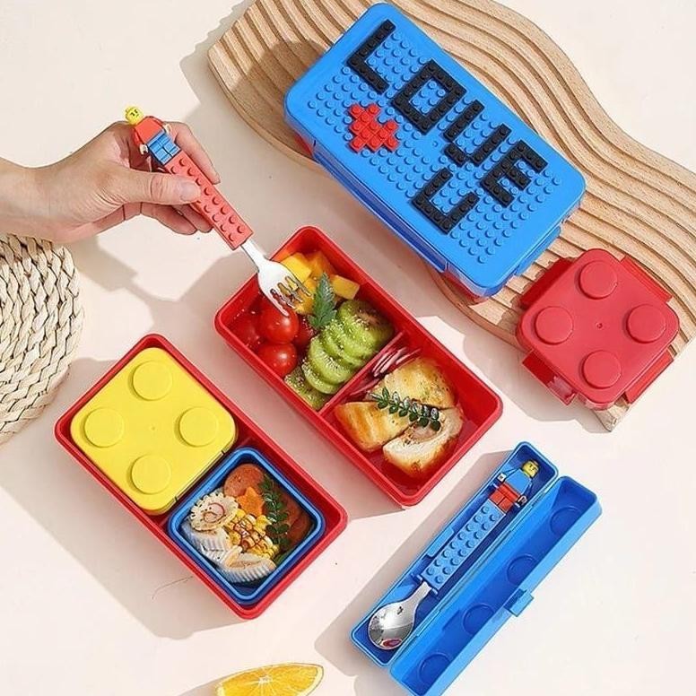 Jual fb-4 LEGO SERIES Kotak Makan Lego/Lego Set Lunch Box/Lego Set ...