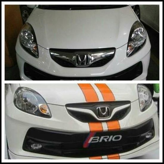 Jual TERBARU FRONT GRILL MODULO HONDA BRIO WARNA HITAM ORIGINAL HONDA ACCESS !!! | Shopee Indonesia
