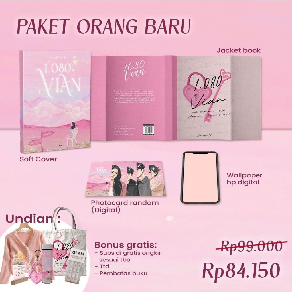Jual Buku Novel 1.080 Vian - Keisya. S - Akad - Bumifiksi | Shopee Indonesia