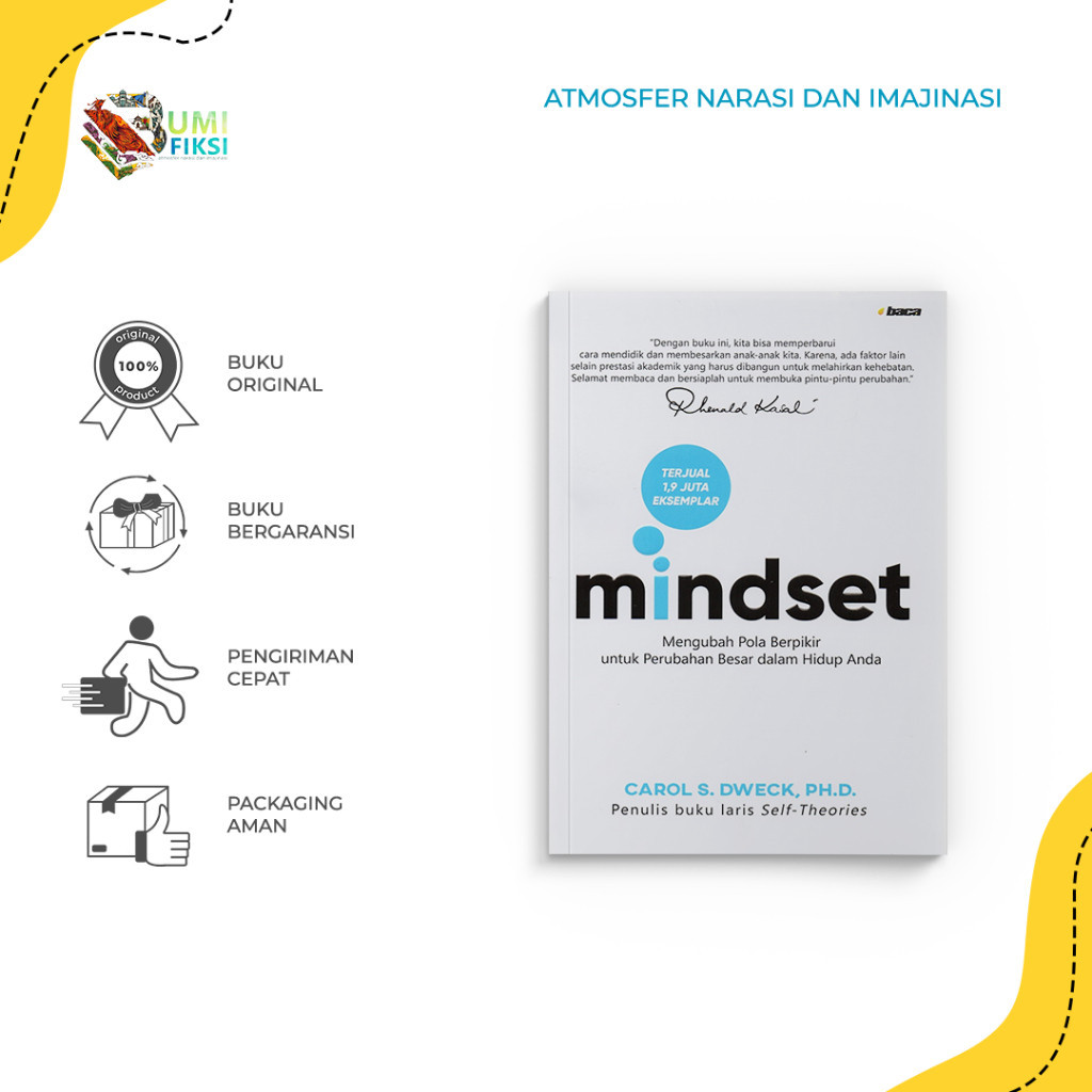Jual Buku Self Improvment - Mindset (Edisi Revisi) - Carol S. Dweck, Ph.d. - Baca - Bumifiksi ...