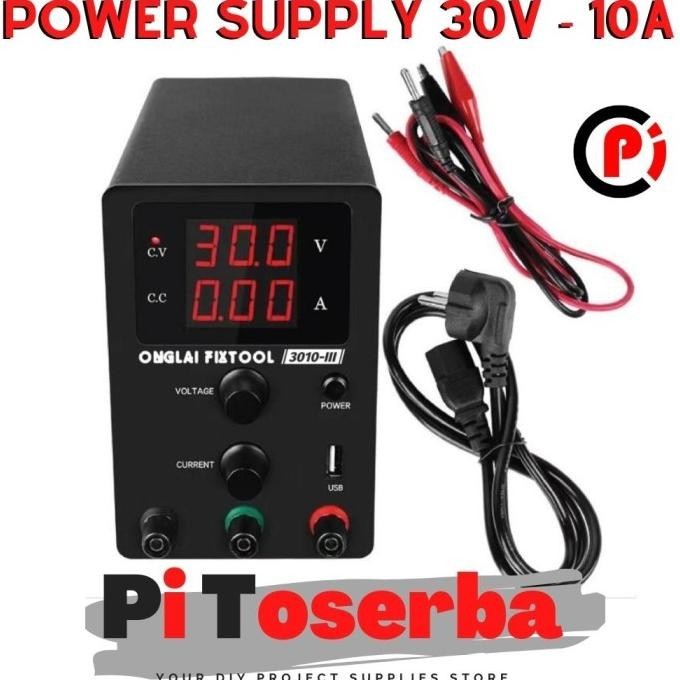 Jual NEW Power Supply PSU Adjustable DC 30V 10A III Untuk Servis HP ...