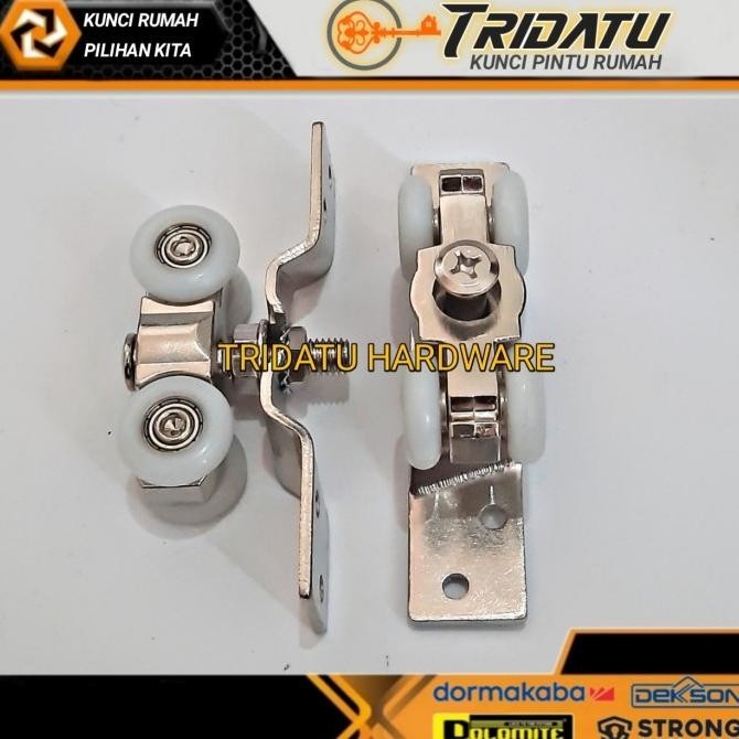 Jual Roda Rel Pintu Geser Twin Original Roda Husky Premium Roda Sliding ...