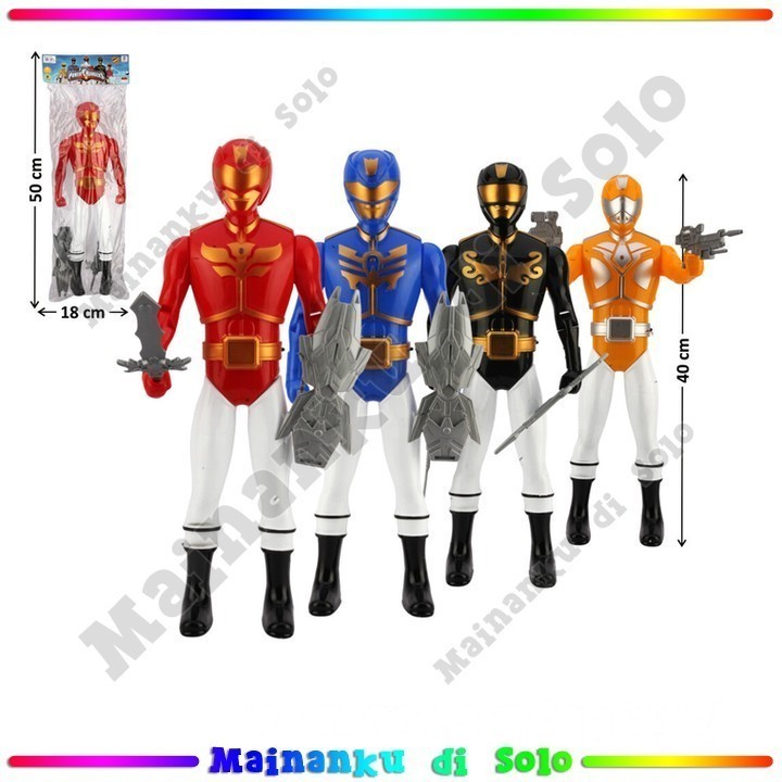 Jual [Mainanku] Mainan Figure Karakter Power Rangers B/O Suara Lampu ...