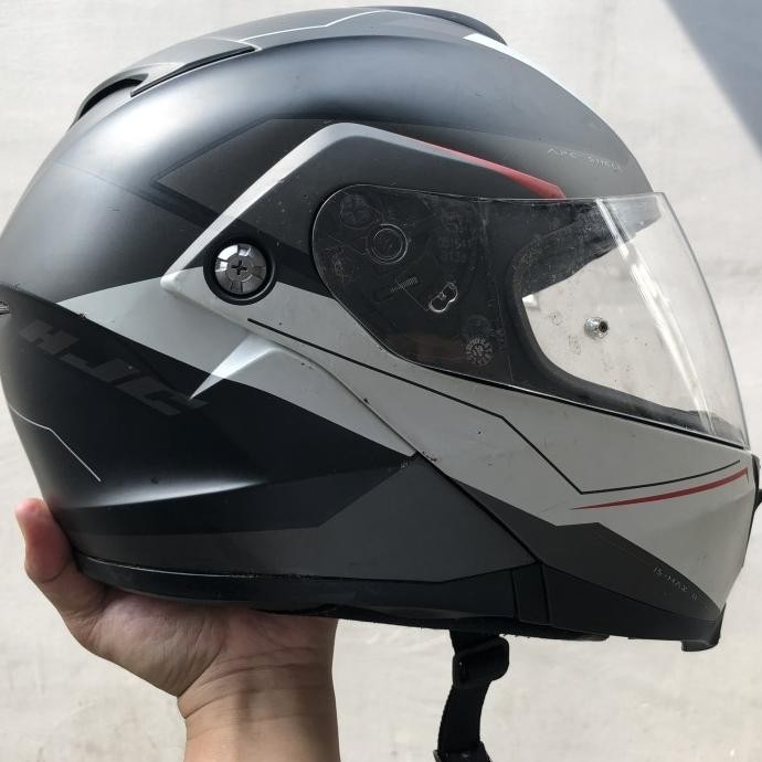 Jual HJC IS MAX 2 IS-MAX 2 MODULAR DOUBLE VISOR DUAL HELMET SIZE L ...