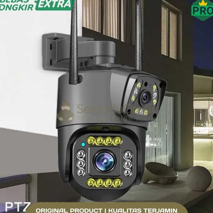 Jual V380 PRO KAMERA CCTV DUAL LENS OUTDOOR TWO WAY AUDIO WIFI IP66 4MP - 2807T | Shopee Indonesia