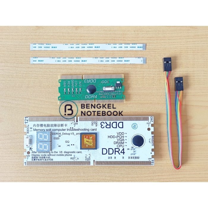 Jual ALAT TESTER TEST CARD SLOT MEMORY RAM DDR3 DDR4 SODIMM MOTHERBOARD ...
