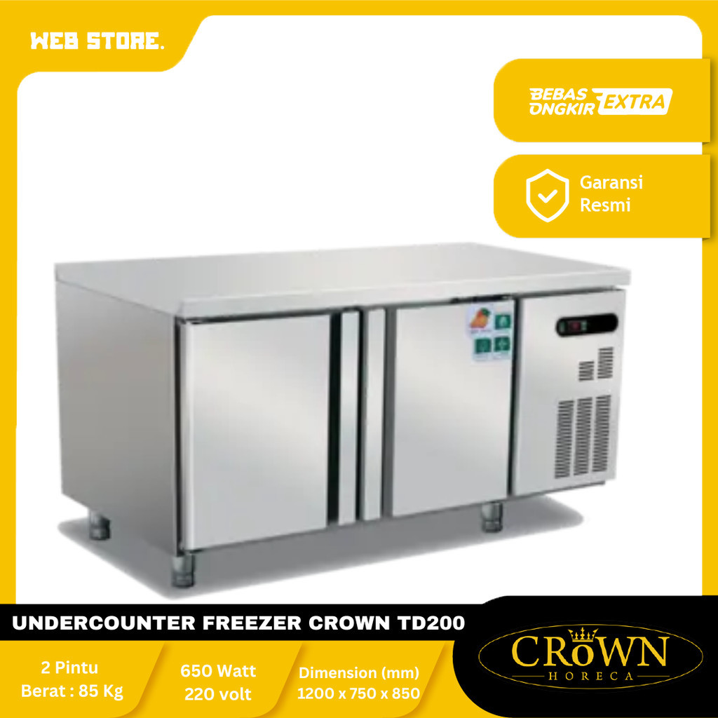 Jual Lemari Pembeku Daging/Seafood Under Counter Freezer Stainless ...
