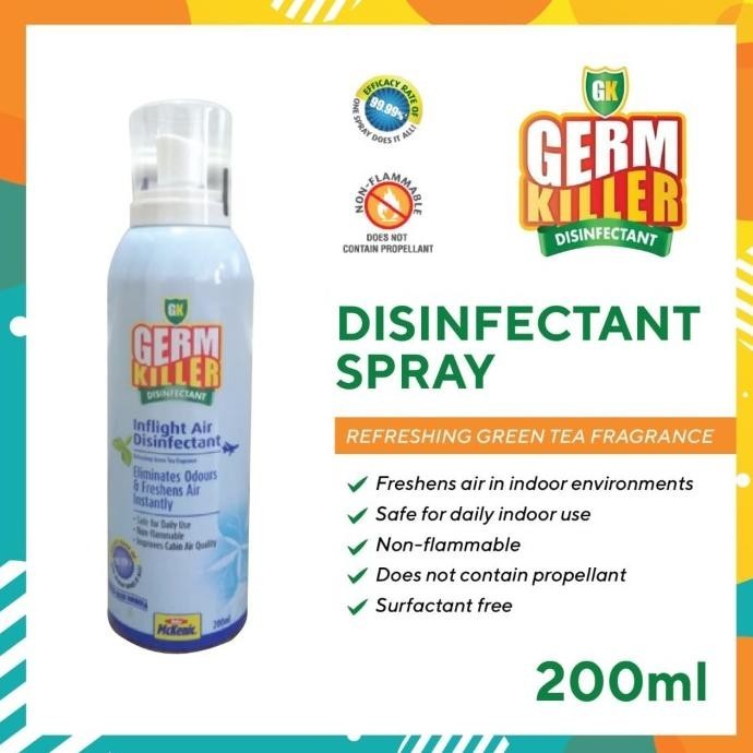 Jual Germ Killer Spray Air - Inflight Air Disinfectant Mr-Mckenic 200Ml ...