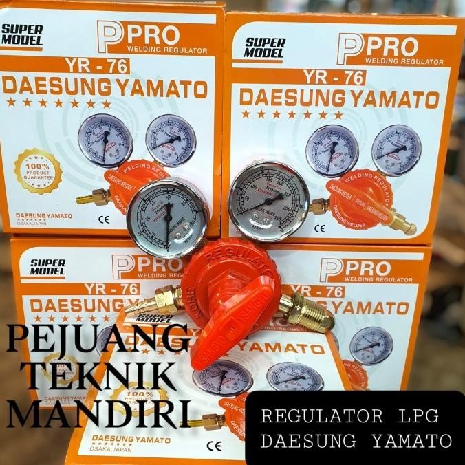 Jual Regulator Gas Lpg Daesung Yamato Yr 76 / Regulator Gas Lpg 50Kg Yamato | Shopee Indonesia
