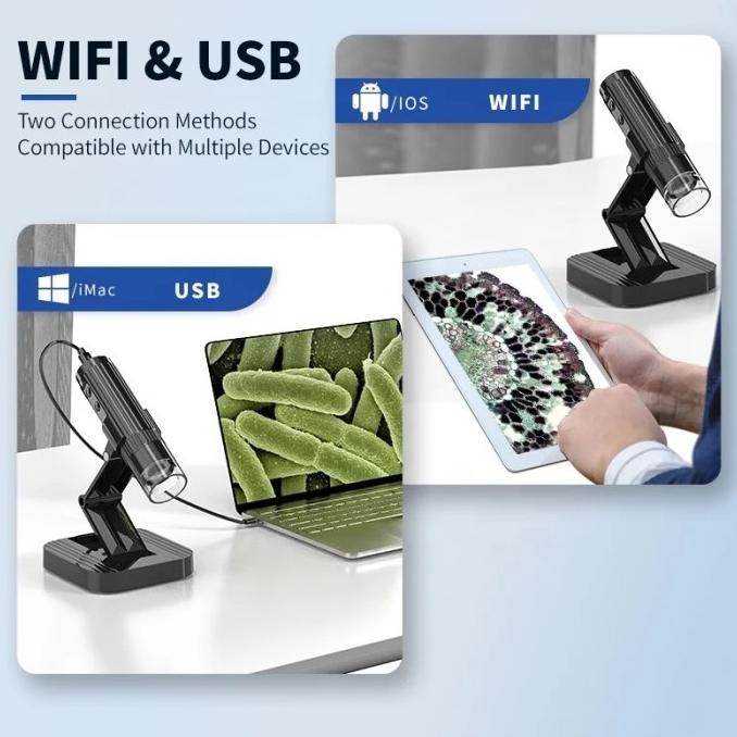Jual Mikroskop Wireless Digital Microscope 50X-1000X 1080P Handheld ...
