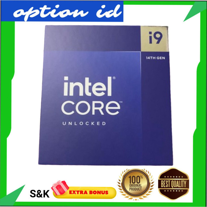 Jual PROCESSOR INTEL CORE I9 14900K BOX LGA 1700 CPU GEN 14 RAPTOR LAKE-R TERMURAH | Shopee ...