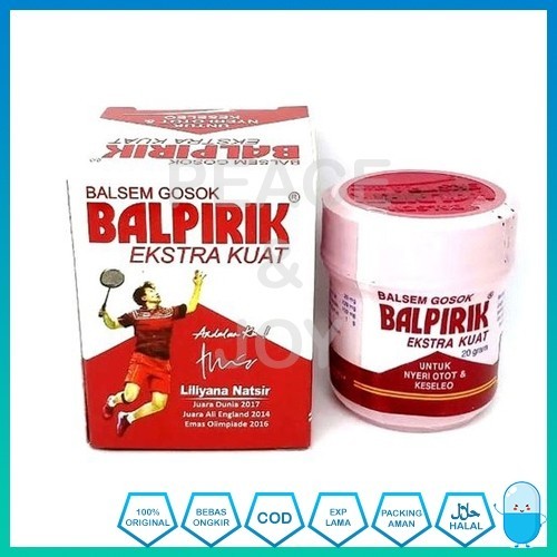 Jual BALSEM BALPIRIK MERAH 20 GR BALSEM UNTUK MASUK ANGIN MABUK ...
