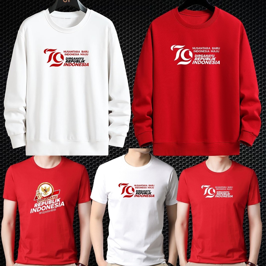 Jual Kaos 17 Agustus Terbaru Baju 17 Agustus 2024 Seragam Hut Ke 79 Dirgahayu Nusantara Baru ...