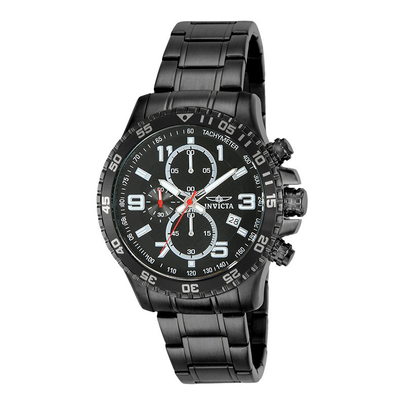 Jual Jam Tangan Pria INVICTA Specialty 14880 Men Chronograph Black Dial ...