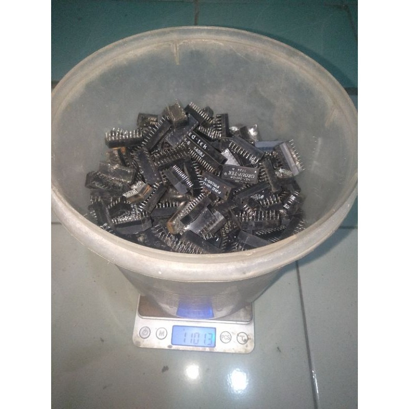 Jual scrap bekas limbah elektronik bekas copotan modem/router berat 1kg ...