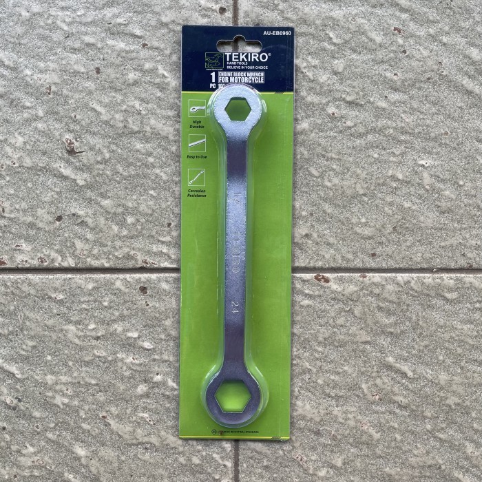 Jual Kunci Blok Mesin 17x24 Bengkok Tekiro / Engine Block Wrench 10 ...