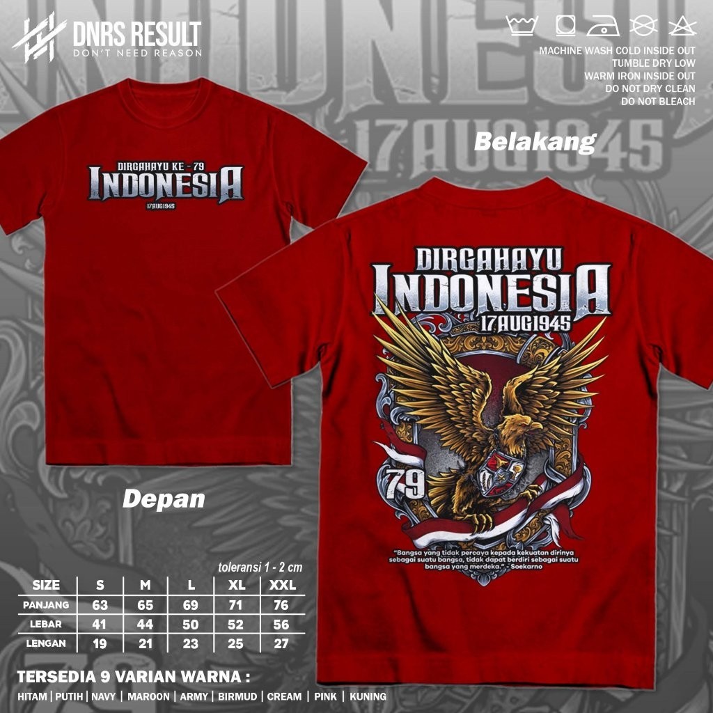 Jual DNRS KAOS INDONESIA COUPLE Series Kemerdekaan Vol.7 Dirgahayu - Baju Agustusan 2024 Dewasa ...