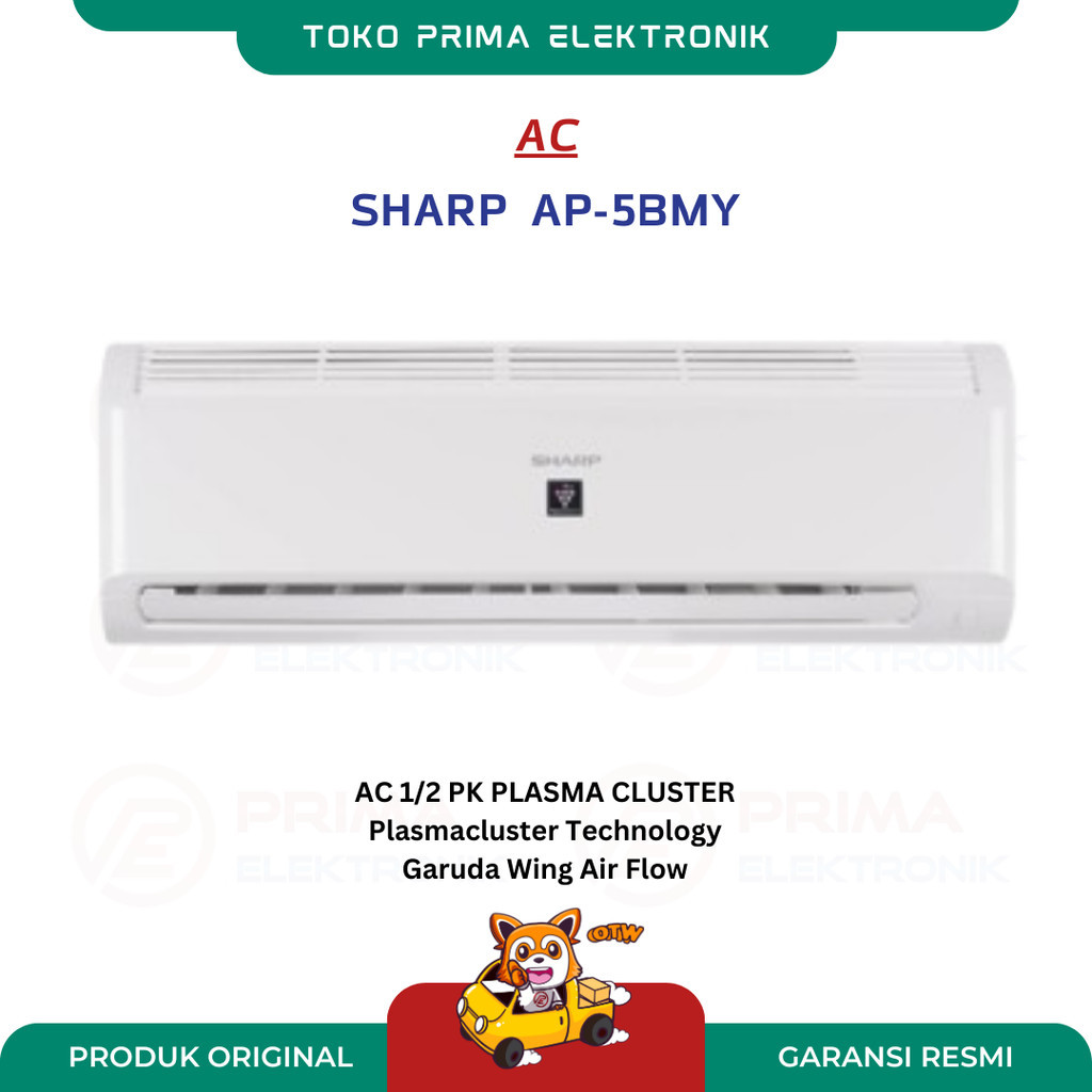 Jual SHARP AC 1/2 PK PLASMA CLUSTER AP-5BMY | Shopee Indonesia