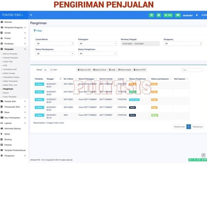 Jual Source Code Aplikasi Kasir Pos Ultimatepos 3.4 Laravel | Shopee ...