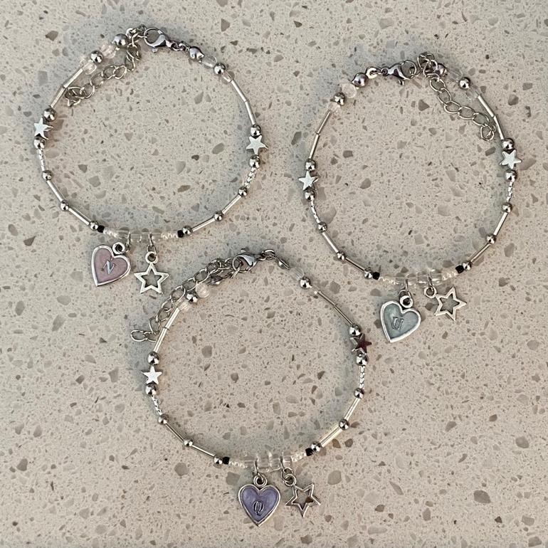 Jual PROMO (LANGSUNG KIRIM) ANNE INITIAL BRACELET // jual gelang ...