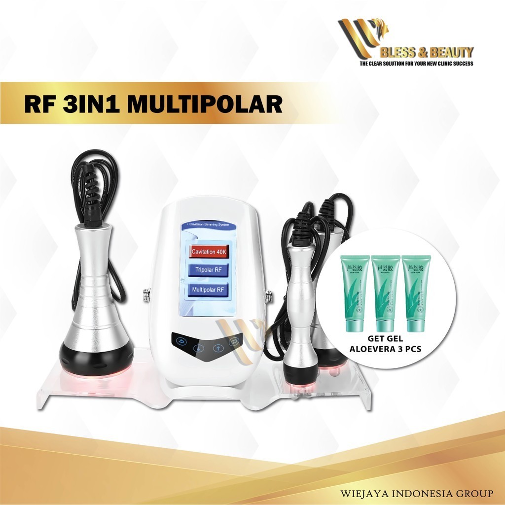 Jual Alat RF 3in1 LCD Multipolar Mengencangkan Wajah Radio Frequency ...