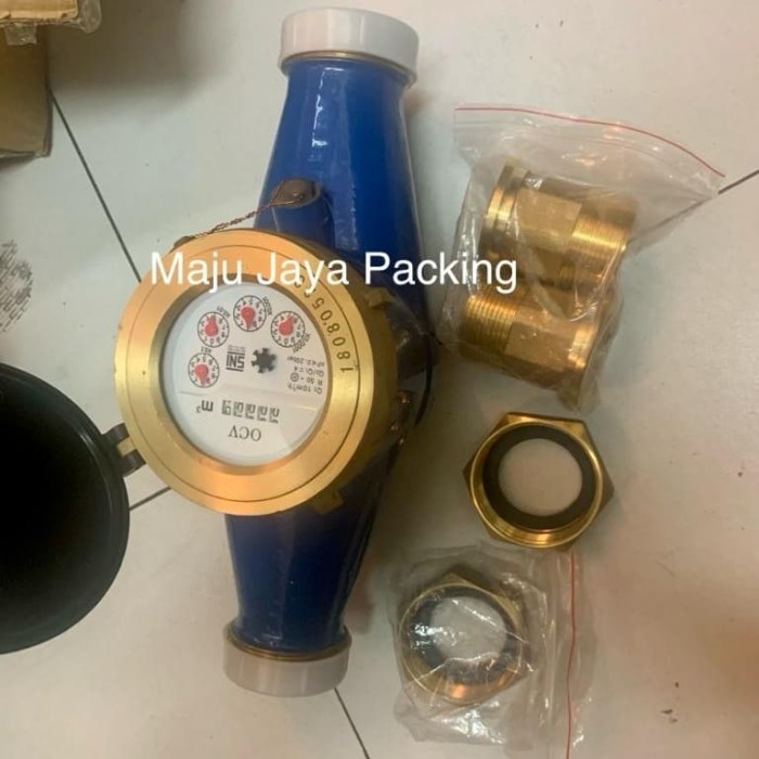 Jual Water Meter Sni / Meteran Air / Flow Meter Drat 1 1/2 Inch Ocv ...
