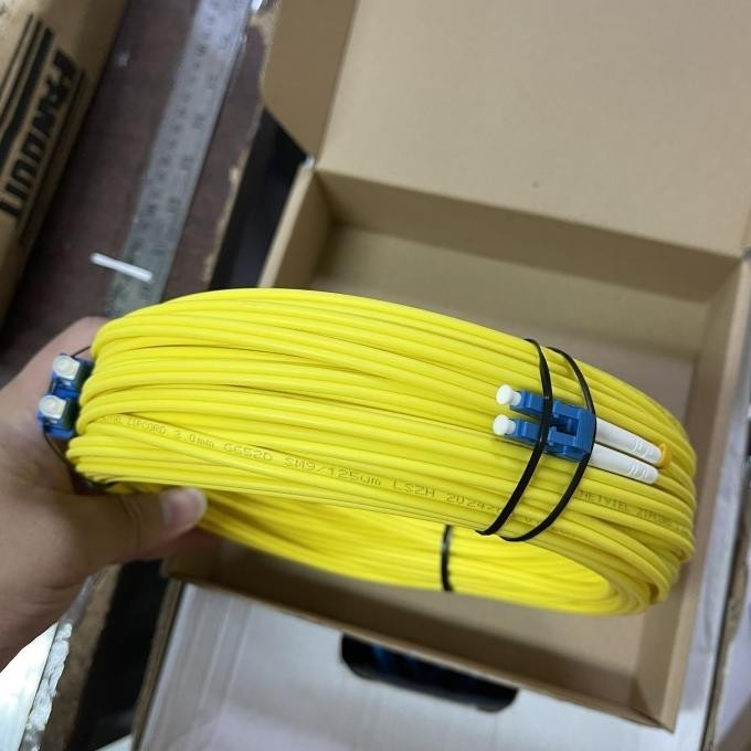 Jual NETVIEL PATCH CORD FO SC TO LC DUPLEX SINGLE MODE 30 METER 1 GIGA ...