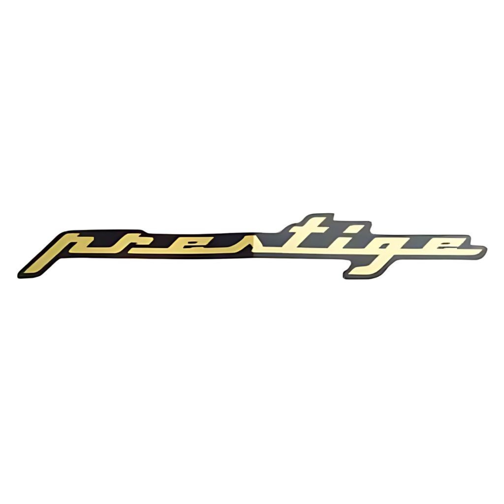Jual Sticker Scoopy "Prestige" Black Gold Tipe 2 Mark Honda Original ...
