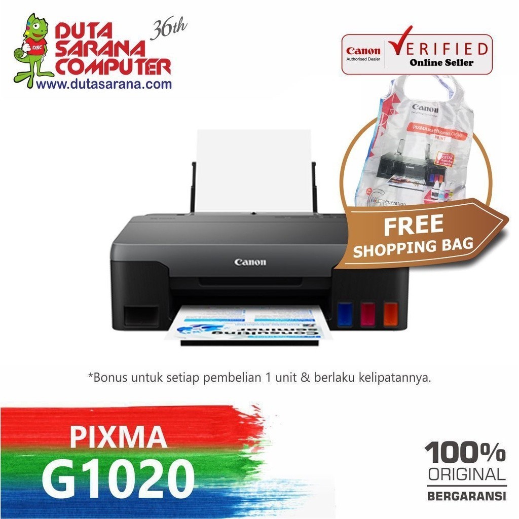 Jual Printer Canon PIXMA G1020 G-1020 Ink Tank G 1020 Print Only ...