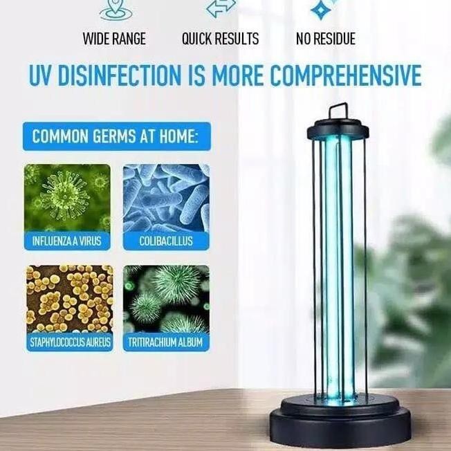 Jual Uv Sterilizer Ruangan 38 Watt Lampu Led Uv Remote Body Besi | Shopee Indonesia